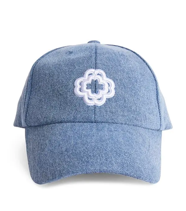 Maje Denim Baseball Cap