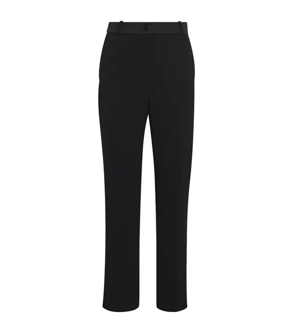 Claudie Pierlot Straight Tailored Trousers - Black
