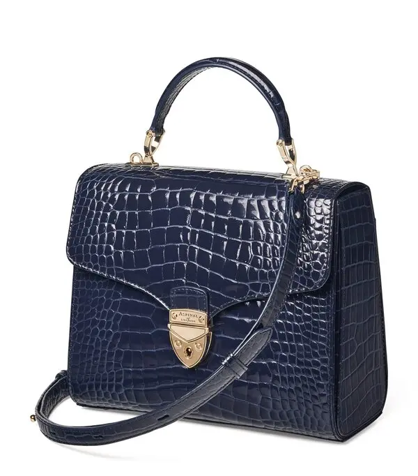 ASPINAL OF LONDON Mayfair Top-handle Bag - Blue