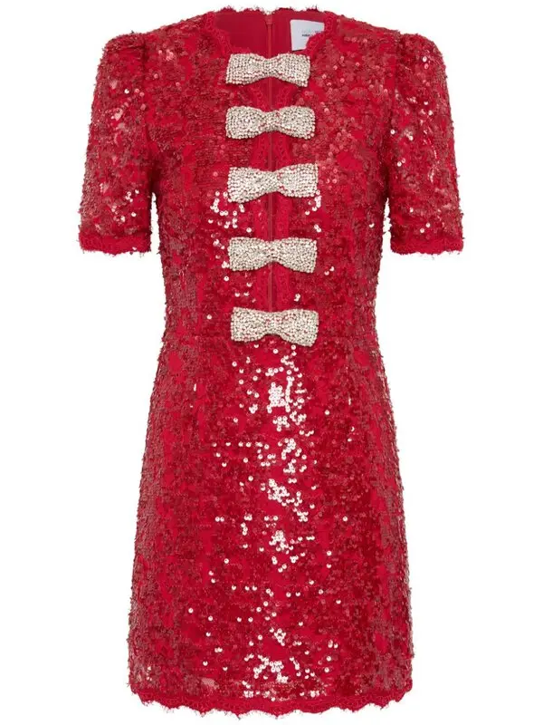 Rebecca Vallance X Nicky Hilton Leyla Mini Dress - Red