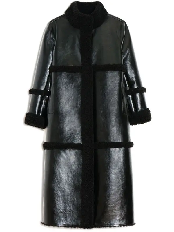 Apparis Tilly Faux-fur Coat - Black