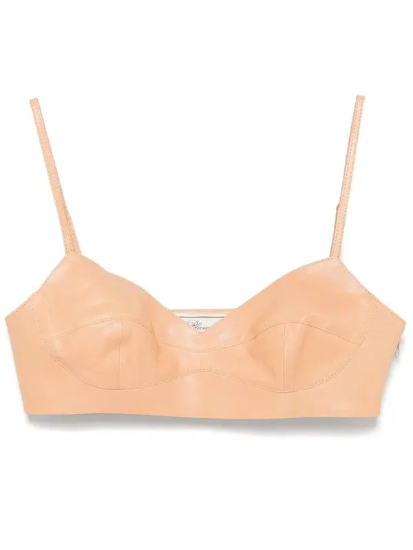 Blumarine Leather Bralette