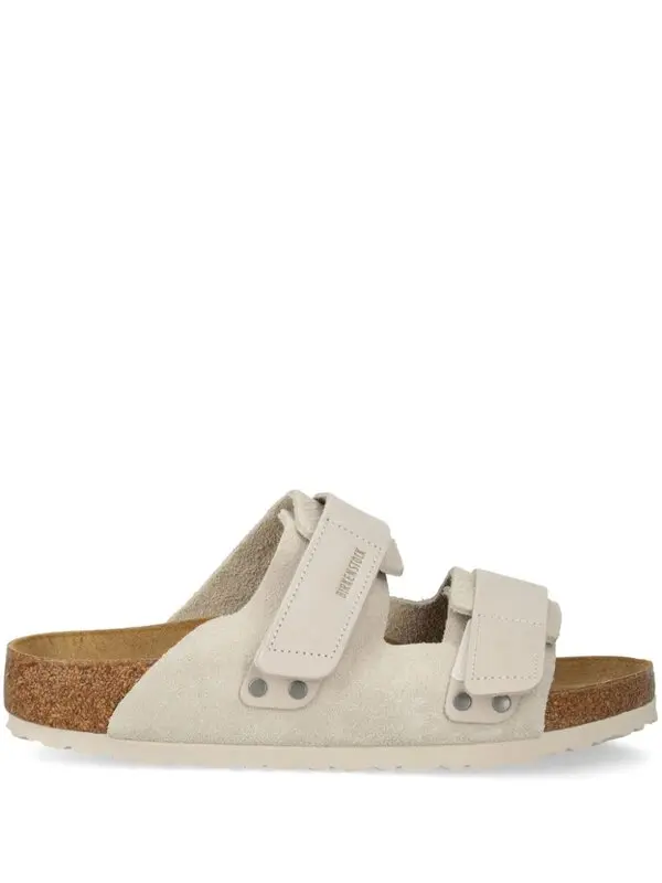 BIRKENSTOCK Uji Suede Sandals - White