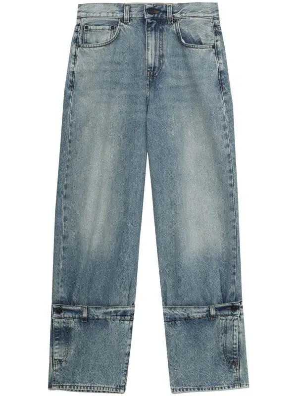 HAIKURE Logo-patch Straight Jeans