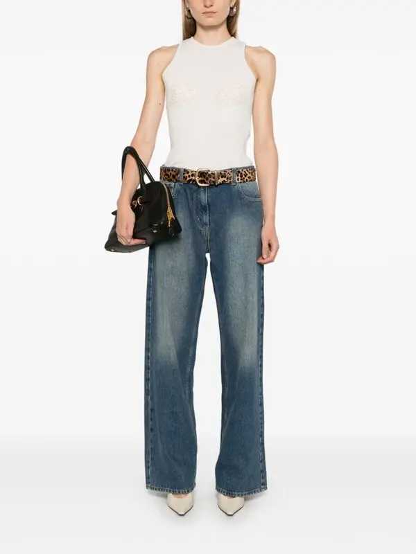 Magda Butrym Wide Leg Denim Jeans