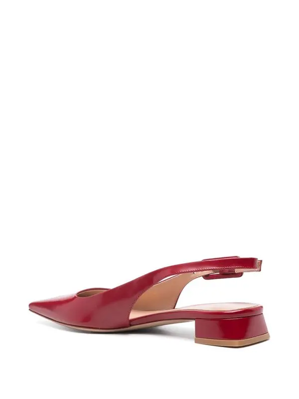 GIANVITO ROSSI 20mm Lindsay Slingback Pumps - Red