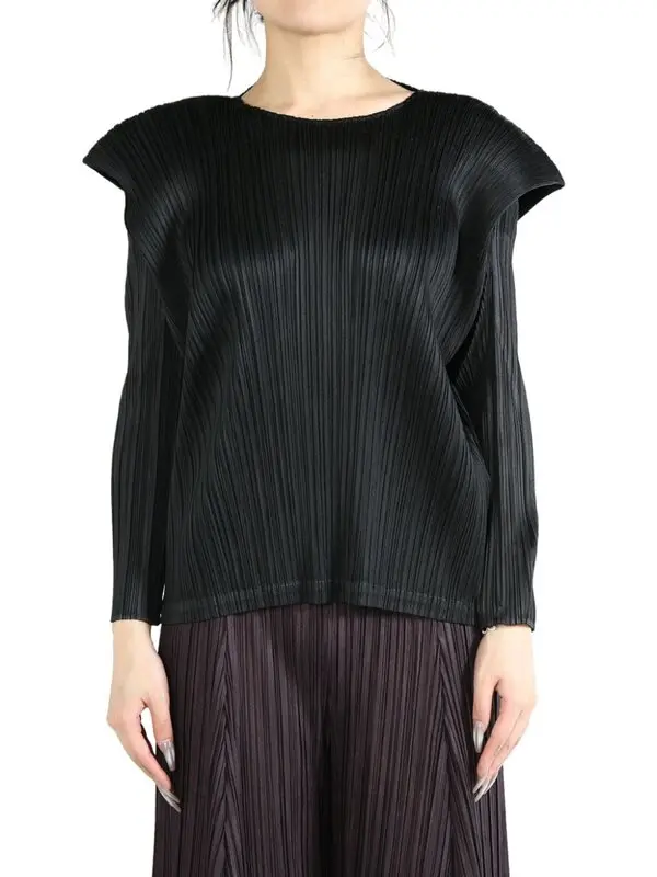 Issey Miyake Monthly Colors September Blouse - Black