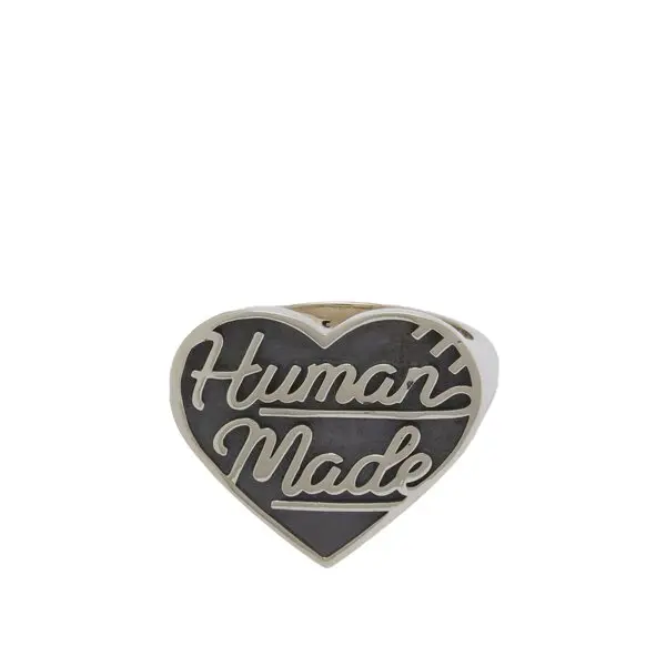 HUMAN MADE Heart Silver Ring - Black