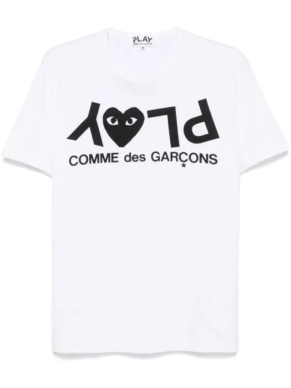 Play Comme Des Garcon Logo-print T-shirt