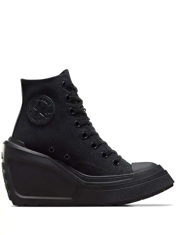 Converse 110mm Chuck 70 De Luxe Wedge Hi Sneakers - Black
