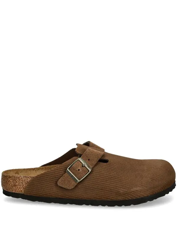 BIRKENSTOCK Boston Corduroy Slippers - Brown