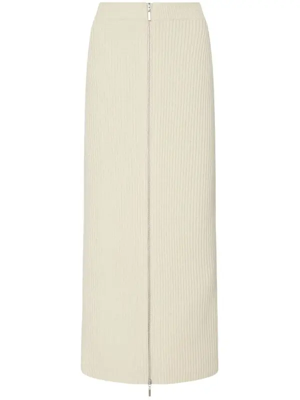 Rosetta Getty Wool-cashmere Skirt