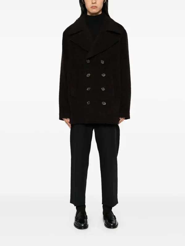 Dolce & Gabbana Double-breasted Melange Coat