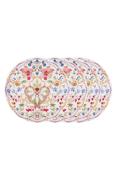 JULISKA Sofia Set Of 4 Melamine Dinner Plates - Multi