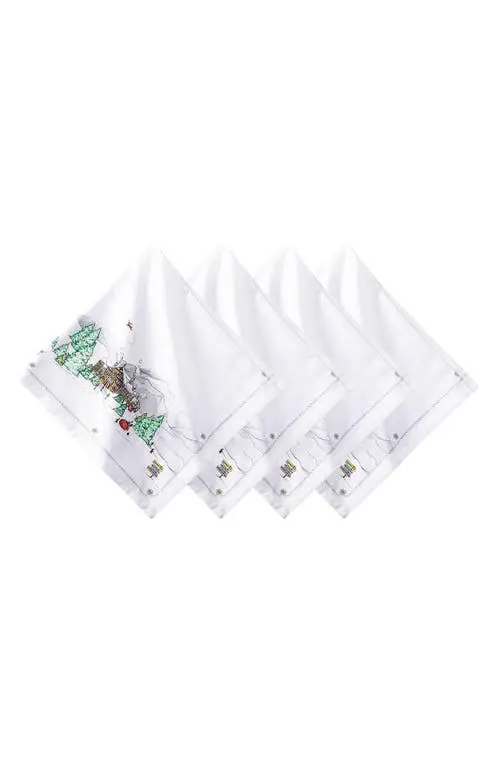 JULISKA Berry & Thread North Pole Set Of 4 Napkins