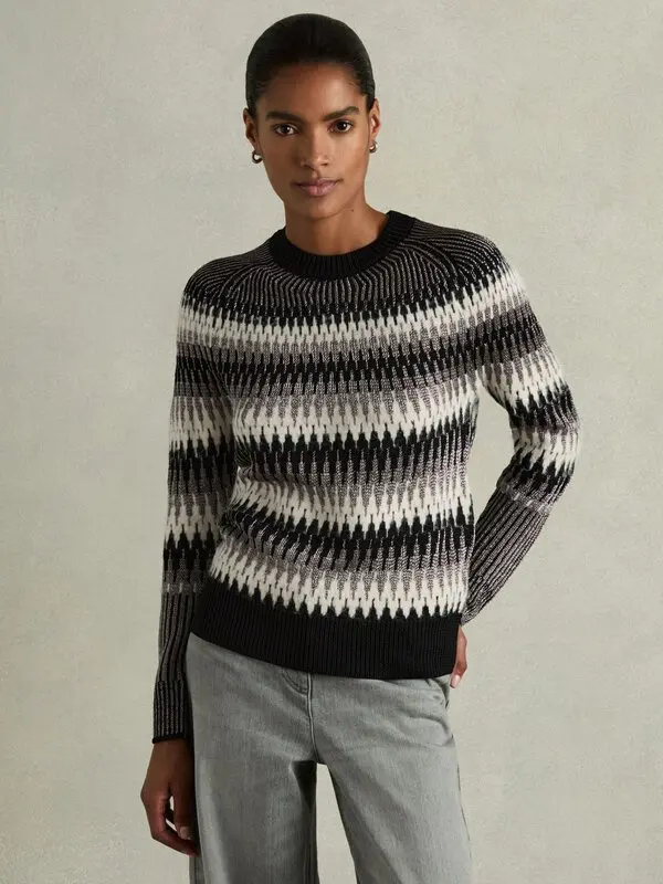 REISS Belle Glitter Alpaca Blend Jumper