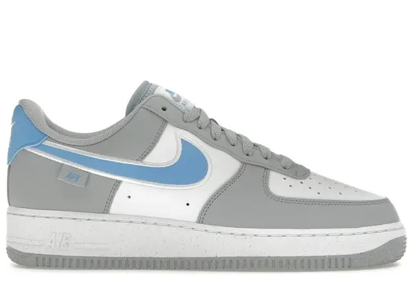 Nike Air Force 1 Low '07 Next Nature Sneakers - Wolf Grey/white/university Blue