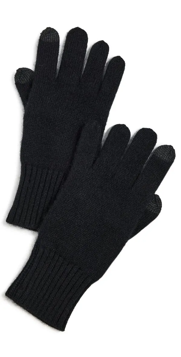 WHITE & WARREN Cashmere Knit Texting Gloves