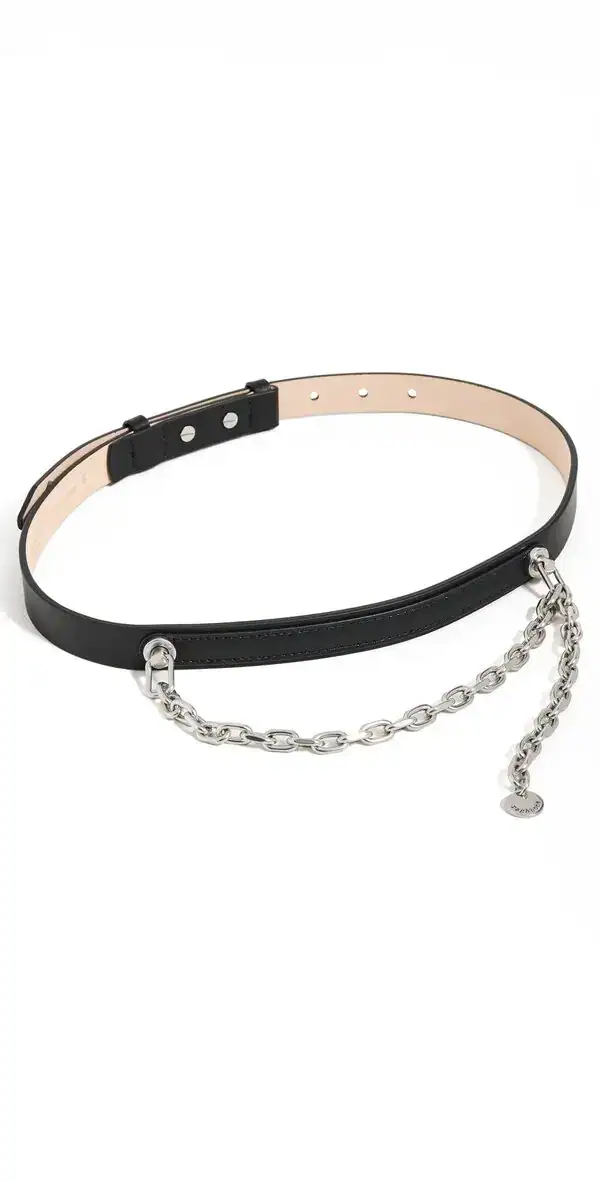 Rag & Bone Mari Chain Belt In Black - 60% Off | Editorialist display picture 2