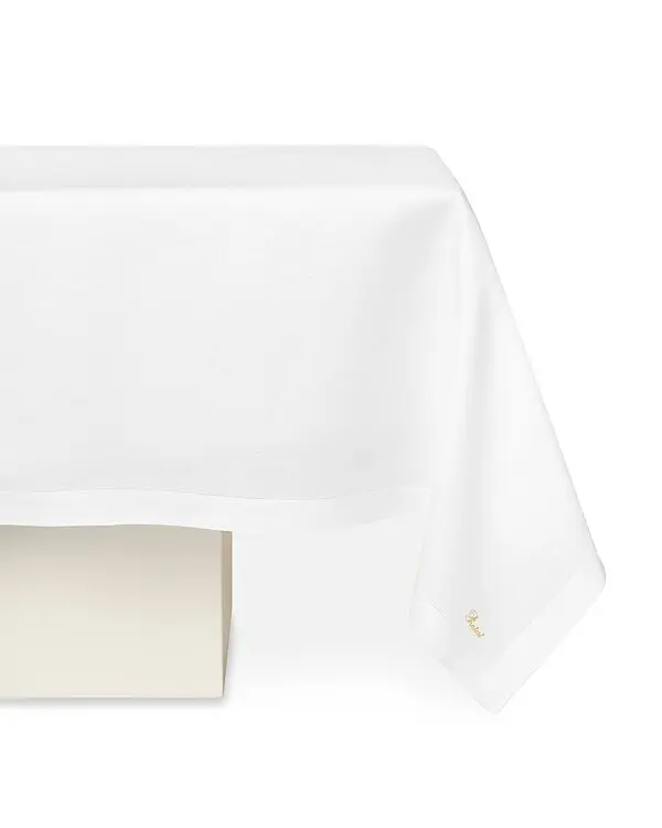 PRATESI Bianchissima Oblong Tablecloth, 70 X 144 - White