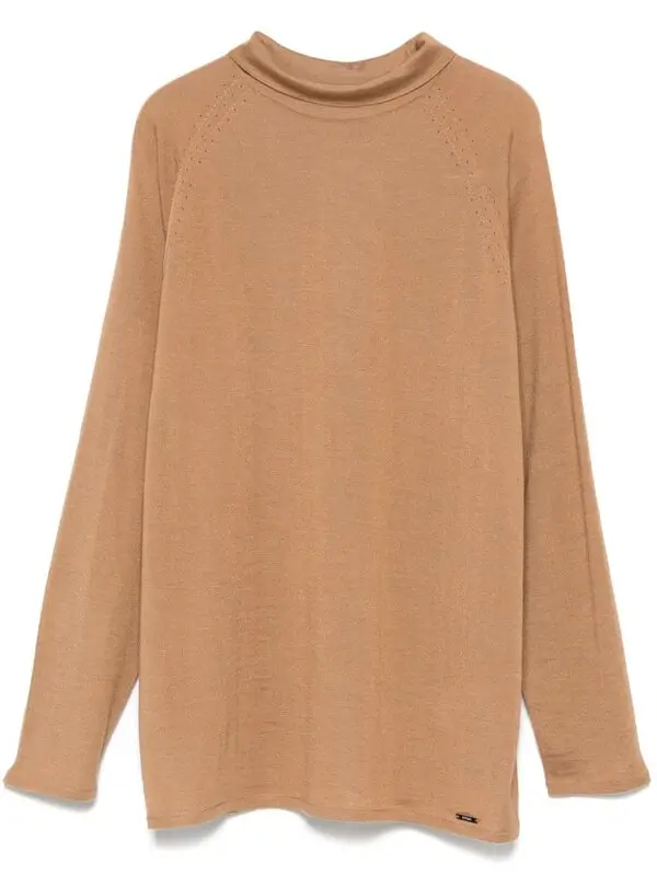 Kiton Pointelle-trim Sweater
