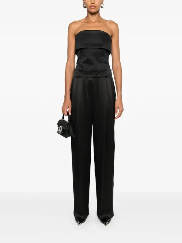 Giorgio Armani Silk Tailored Trousers