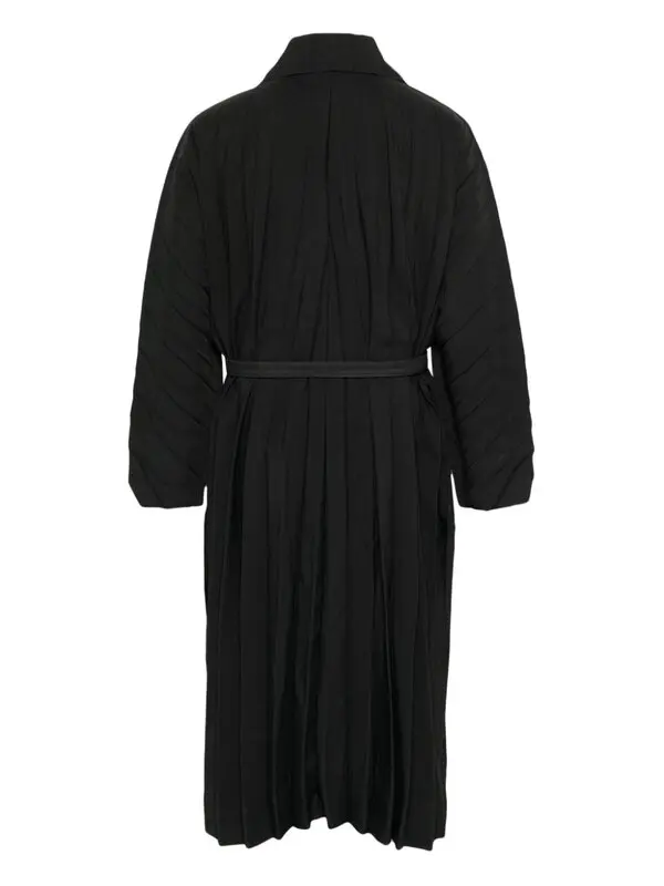 Issey Miyake Edge Pleated Coat