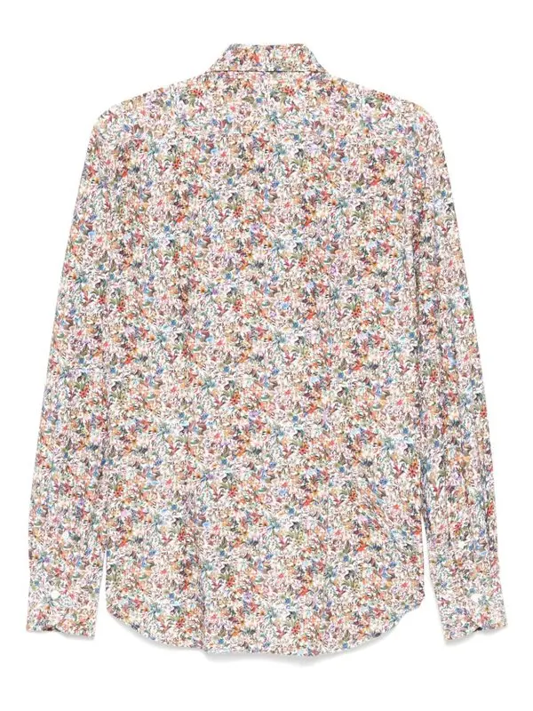 ORIAN Floral-print Shirt - White