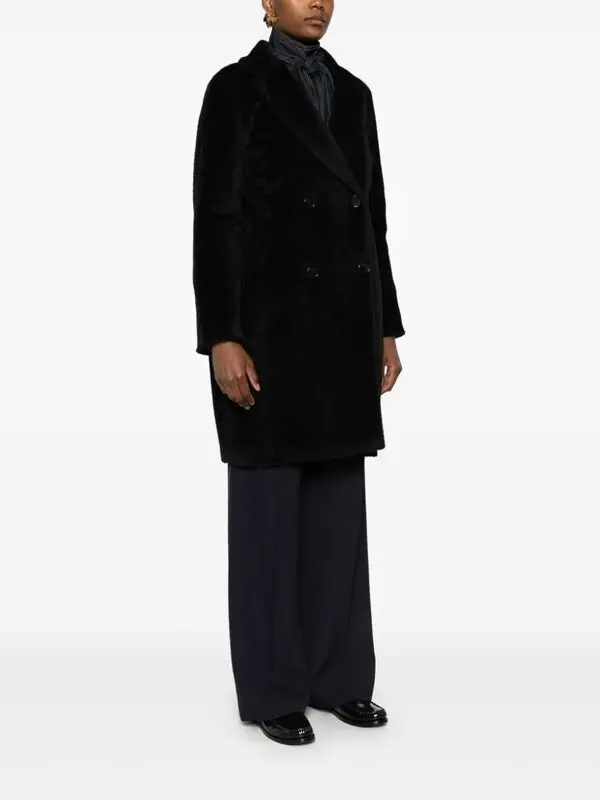 Max Mara Roseto Coat - Black