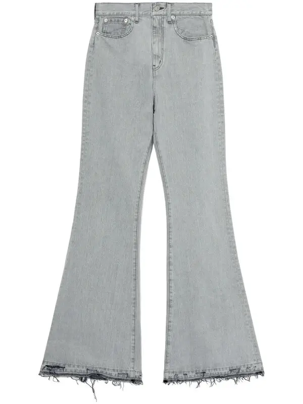 Junya Watanabe Distressed Flared Jeans