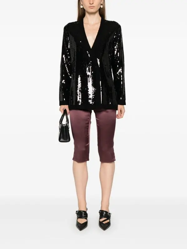 TWINSET Sequin Double-breasted Cardigan