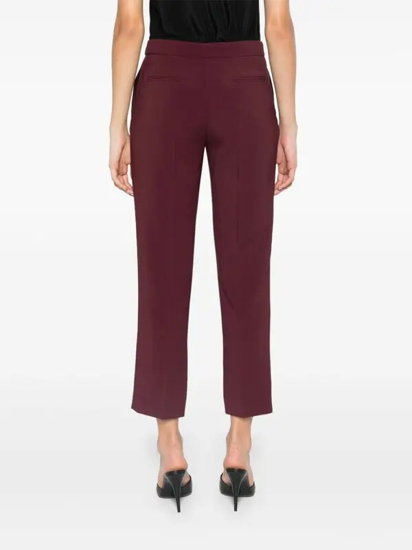 Elisabetta Franchi Slit-detail Crepe Trousers