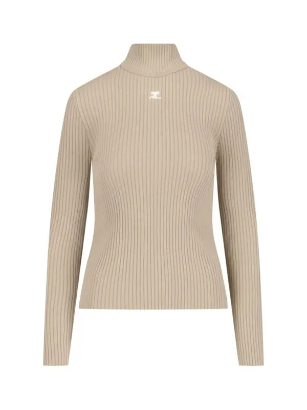 COURREGES Sweater - Beige
