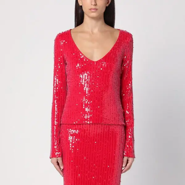Remain Birger Christensen Sequined Pullover Sweater