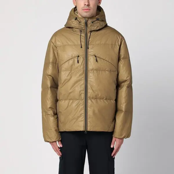 PURPLE MOUNTAIN OBSERVATORY Khaki Padded Zipped Jacket
