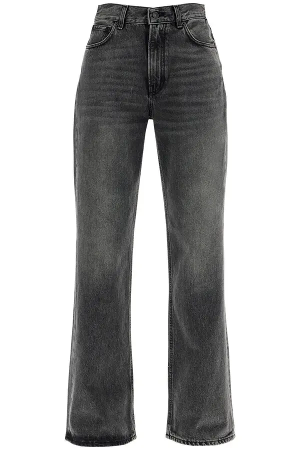 Haikure Korea Straight Cut Jeans In Grey 41% Off Editorialist
