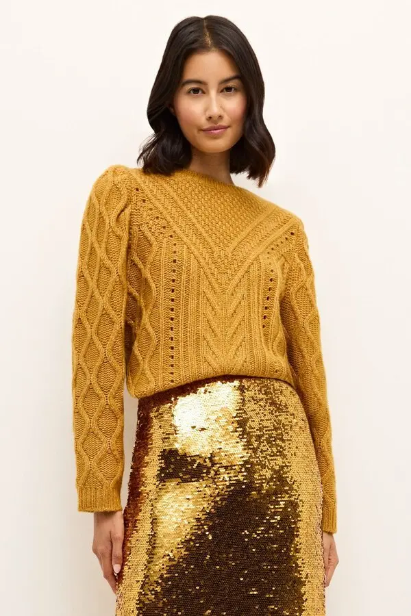MARIE OLIVER Felicia Sweater - Golden