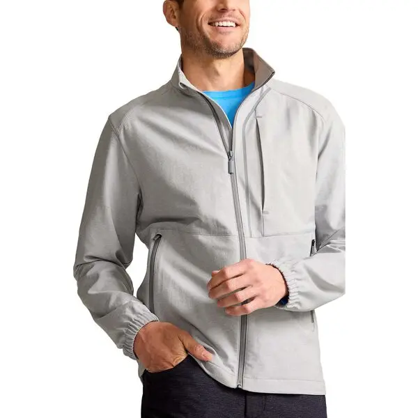 Tommy Bahama On Par Pro Water Repellent Zip Jacket - Harbor Mist