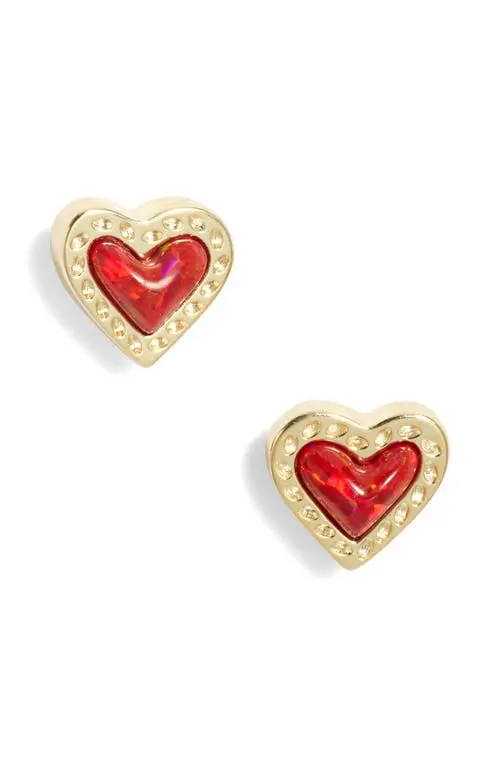 Kendra Scott Mini Ari Heart Stud Earrings