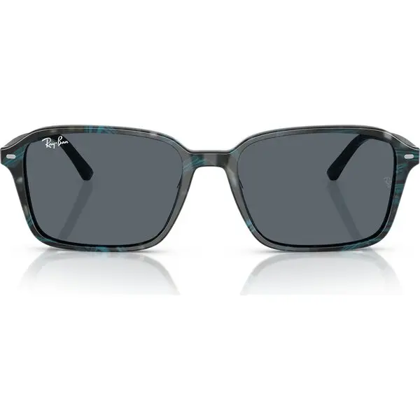 Ray-ban 56mm Square Frame Sunglasses - Blue