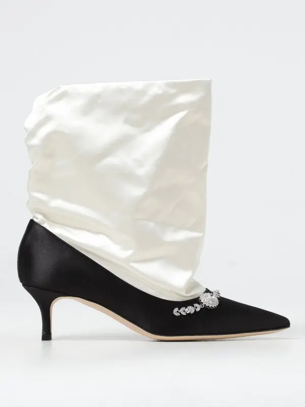 Manolo Blahnik Flat Ankle Boots