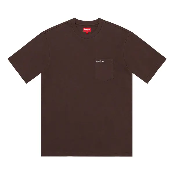Supreme Short Sleeve Pocket Tee - Brown
