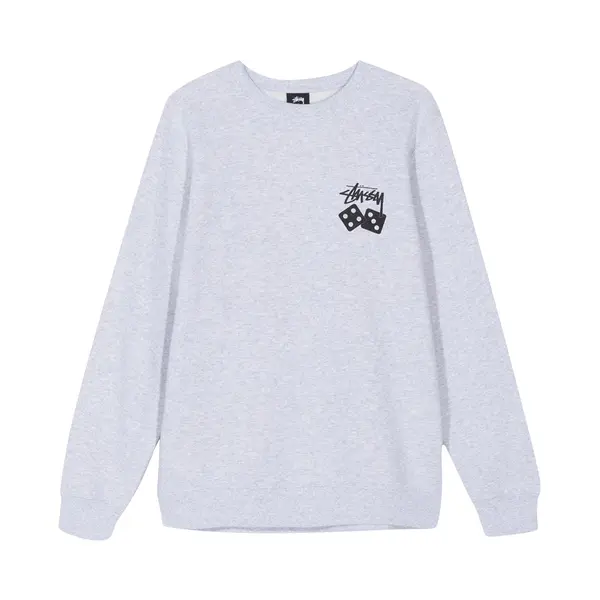 StÜssy Dice Crewneck - Grey