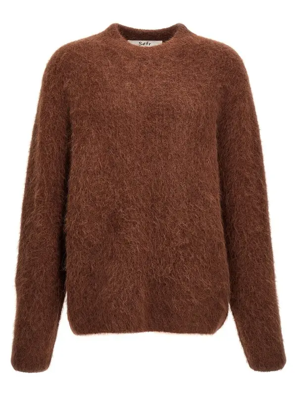 あ*様 美品　Séfr sefr Haru ブラウン ニット　セーター SéFr Haru' Sweater In Brown - 25% Off | Editorialist