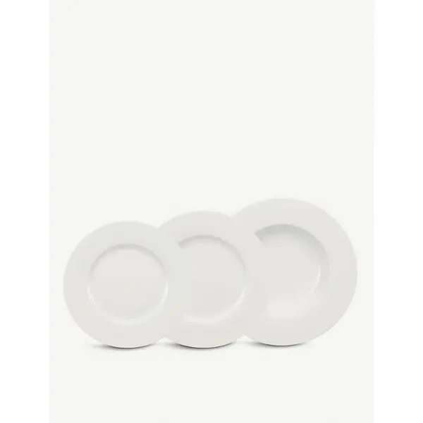VILLEROY & BOCH Wonderful World 12-piece Plate Set - White