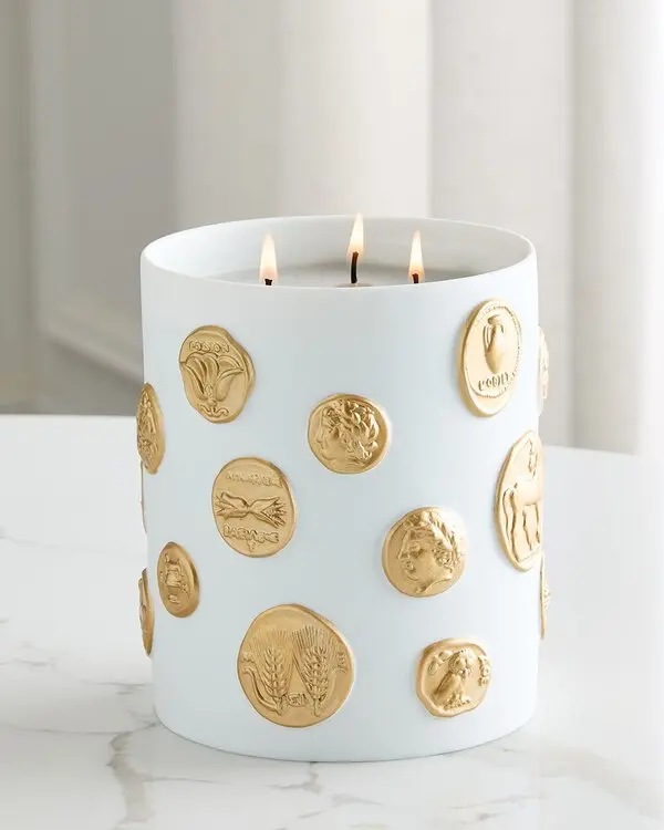 L'Objet Medaille Candle - Whitegold