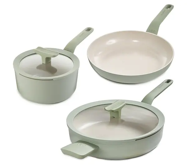 BERGHOFF Leo Balance 5pc Non-stick Aluminum Coo Kware Set