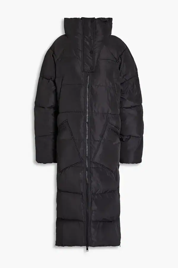 Ganni Outerwear Designer Jackets Ganni Quilted Shell Down Jacket