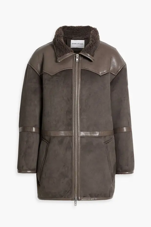 STAND STUDIO Rylee Teddy Fleece Jacket