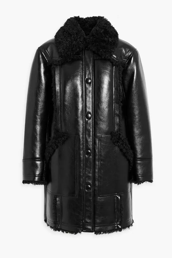 STAND STUDIO Ramona Teddy Fleece Coat